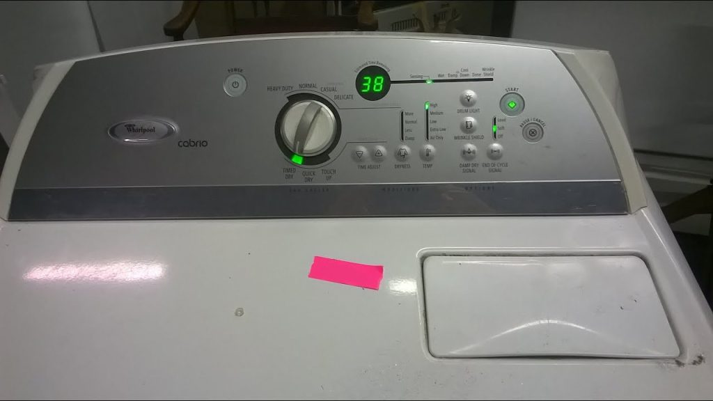 Whirlpool Cabrio Dryer F1 Code Fix - Dryer Enthusiast