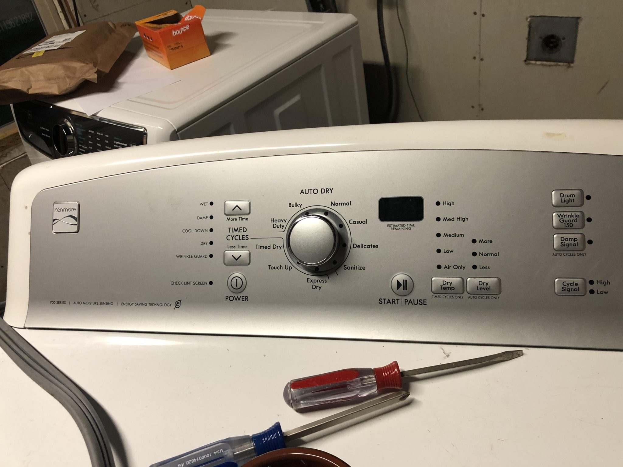 Kenmore Series 700 Dryer Troubleshooting - Dryer Enthusiast